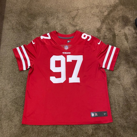 Nike | Shirts | 49ers Authentic Nick Bosa Football Jersey | Poshmark